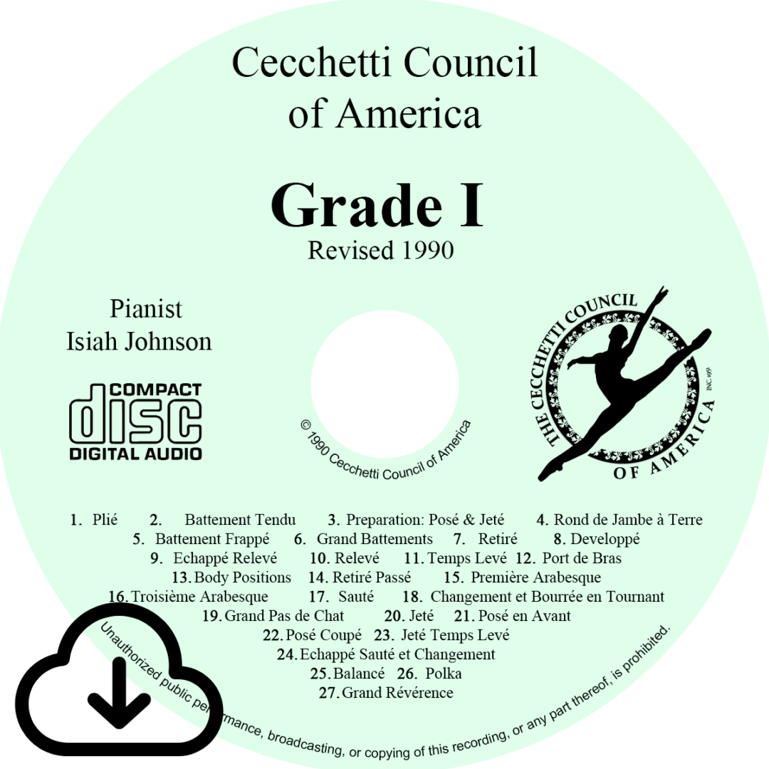 Grade I CD (Digital Download) - Cecchetti Council of America